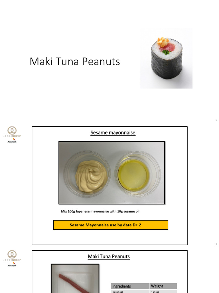 STEP BY STEP The Crunchy Maki | PDF | Cooking, Food & Wine