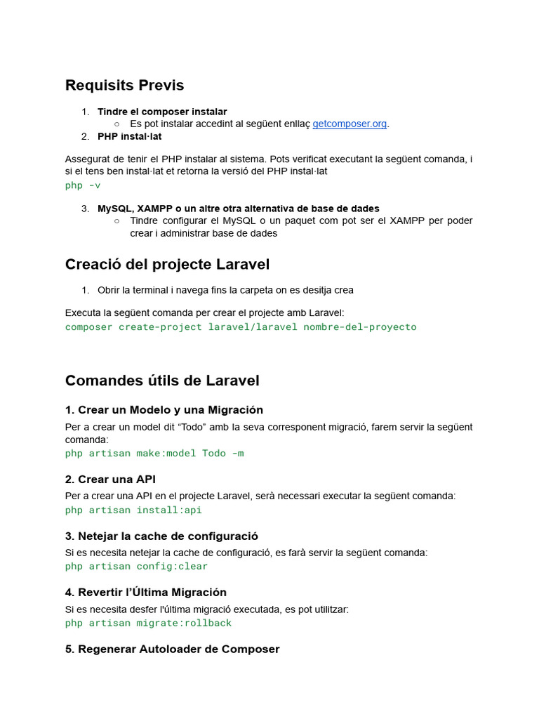 Manual Laravel | PDF