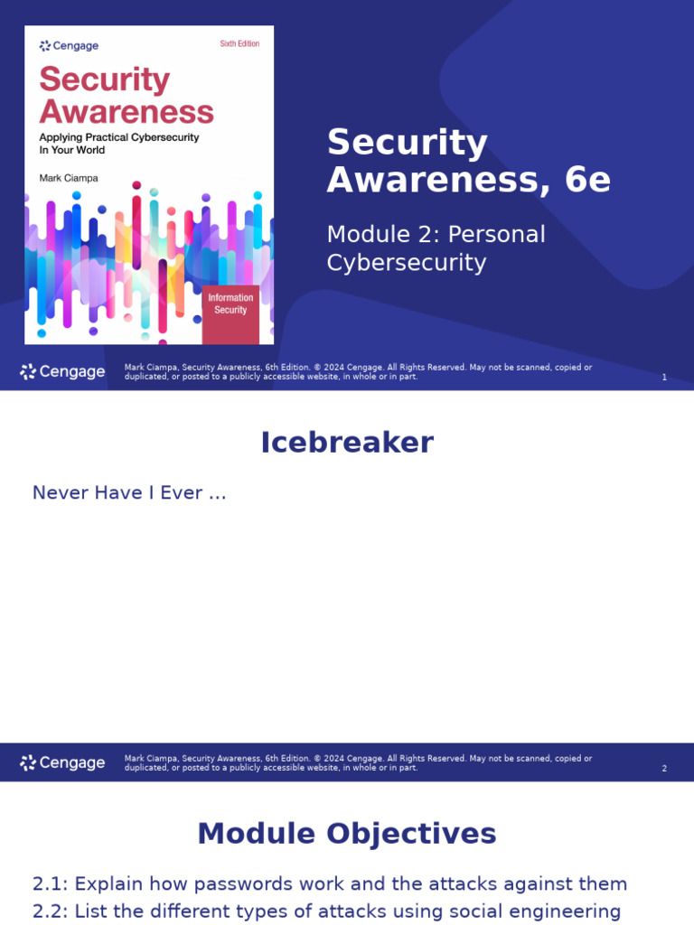 Cybersecurity Awareness: Password Risks | PDF | Password | Security