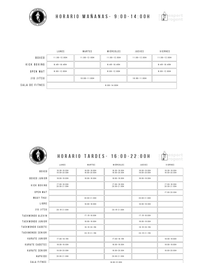 Horarios Rogent 2 | PDF