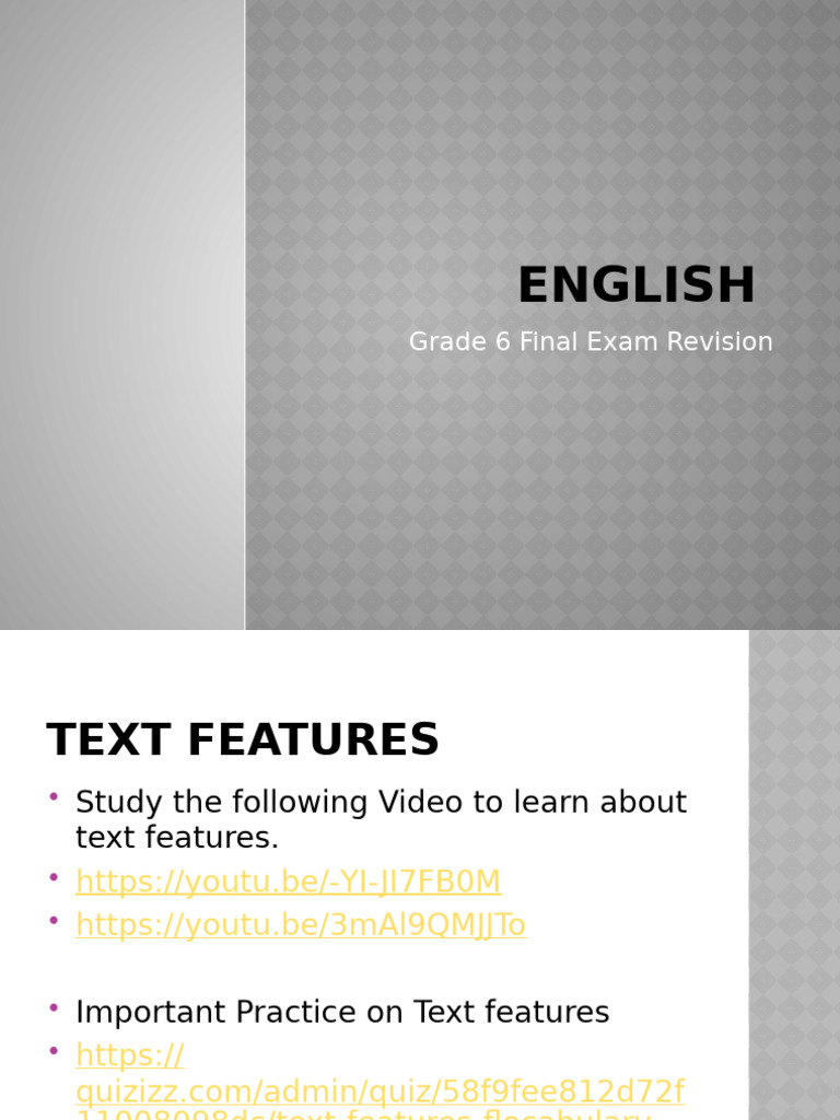 Grade 6 Final Exam Revision | PDF | Business | Technology & Engineering