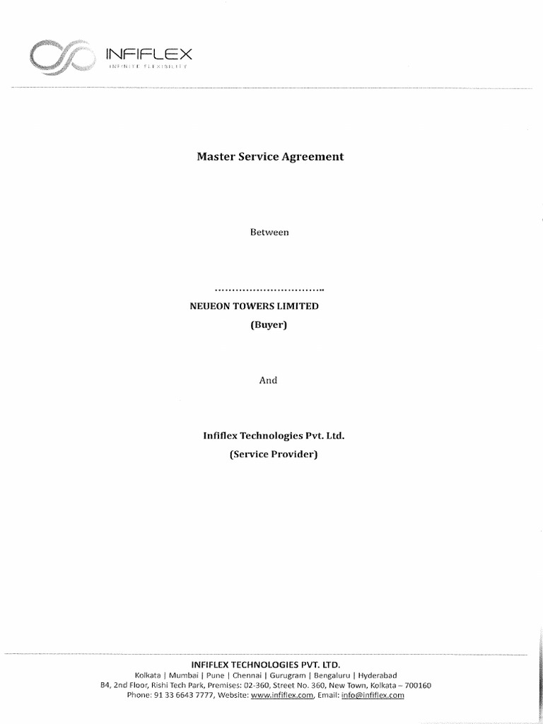 Neueon Towers Agreement Signed | PDF