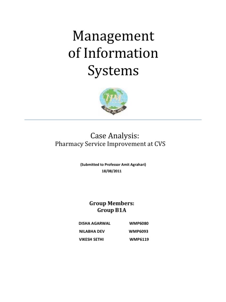 CVS Case Study | PDF | Medical Prescription | Pharmacy