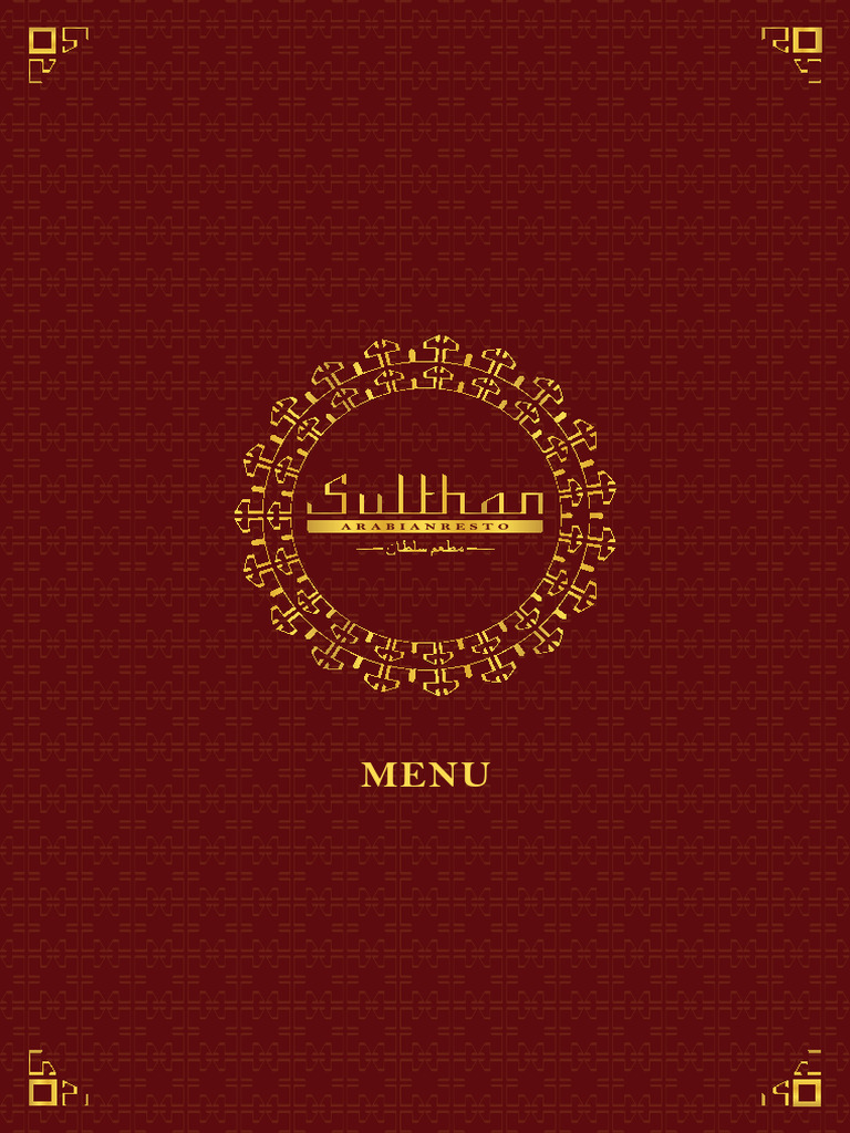 E-Menu Sulthan Arabian Resto | PDF