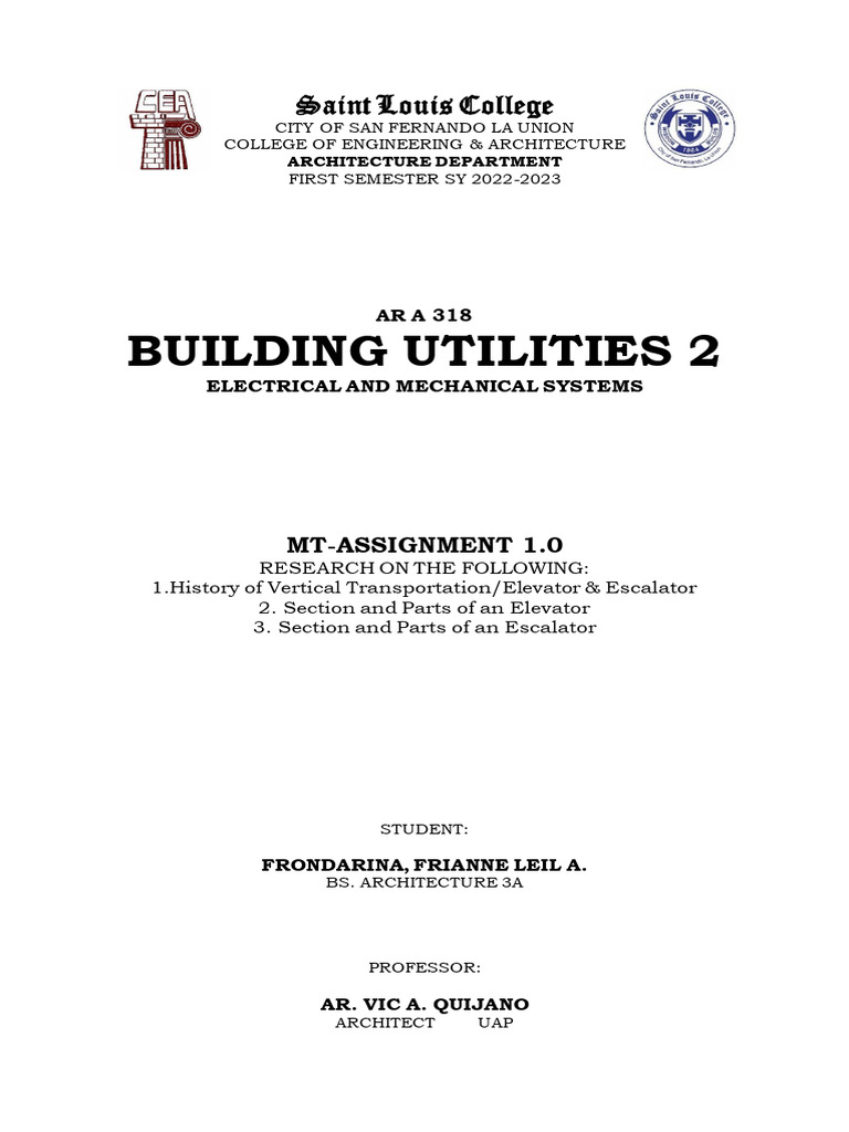 Bu FN-RSW-01 | PDF | Elevator | Escalator