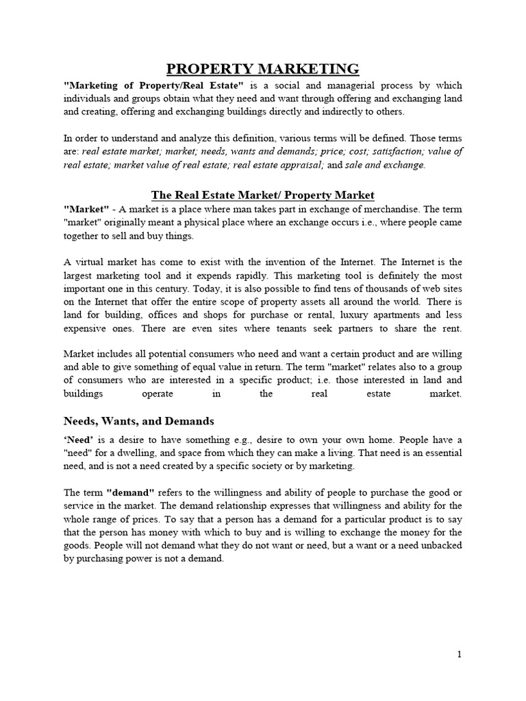 Property Marketing Strategies Explained | PDF | Marketing | Marketing ...