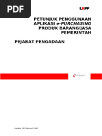 Panduan Vendor E-Procurement LRT | PDF