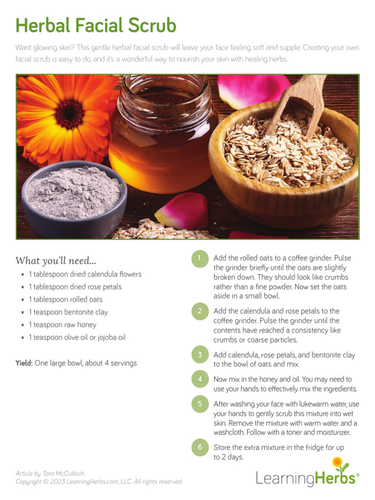 Herbal Facial Scrub | PDF