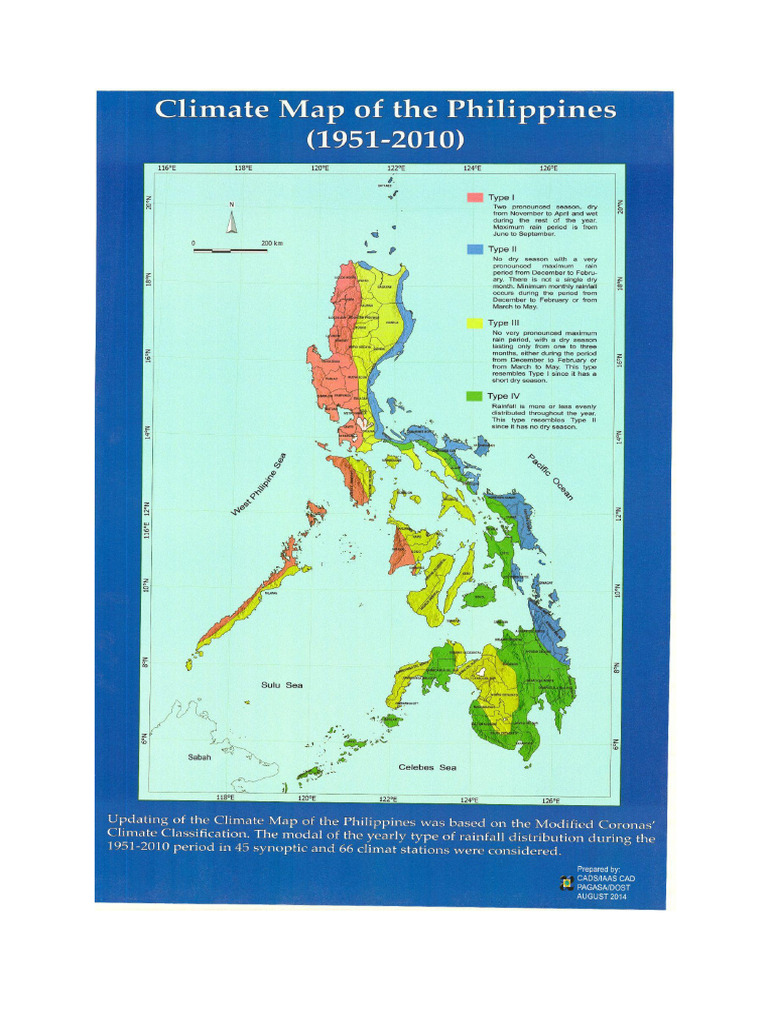 Climate Map of The PH | PDF
