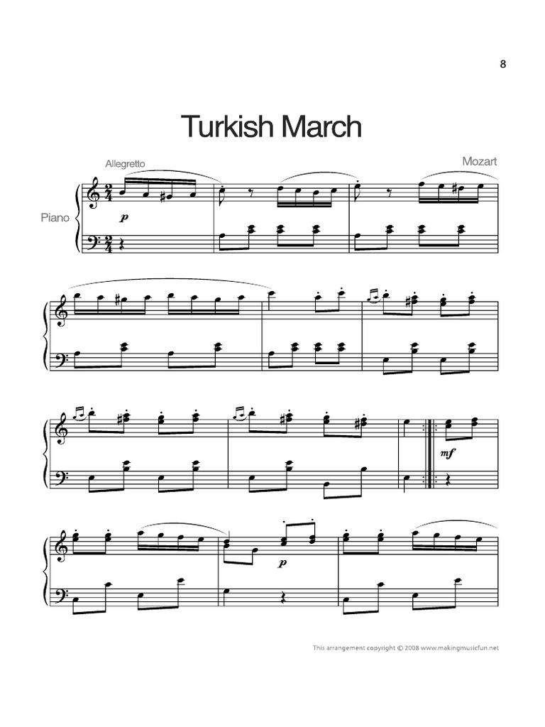 Turkish March | PDF