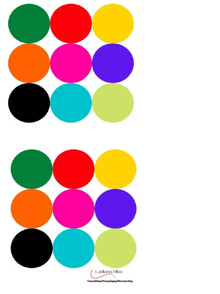 Bolinhas Coloridas Pequena | PDF
