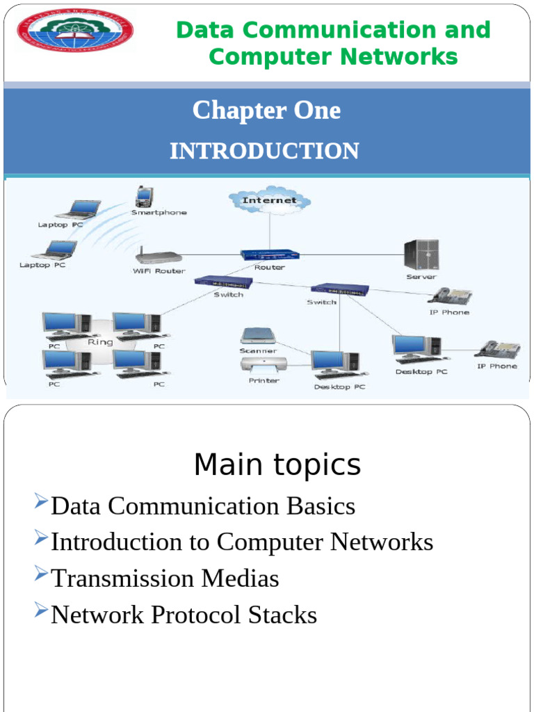 DCN Chapter 1 - Part 1 | PDF | Duplex (Telecommunications) | Multiplexing