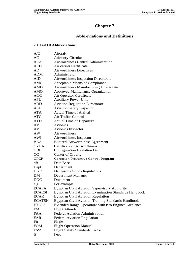 1101 Chapter7 | PDF | Federal Aviation Administration | Aviation