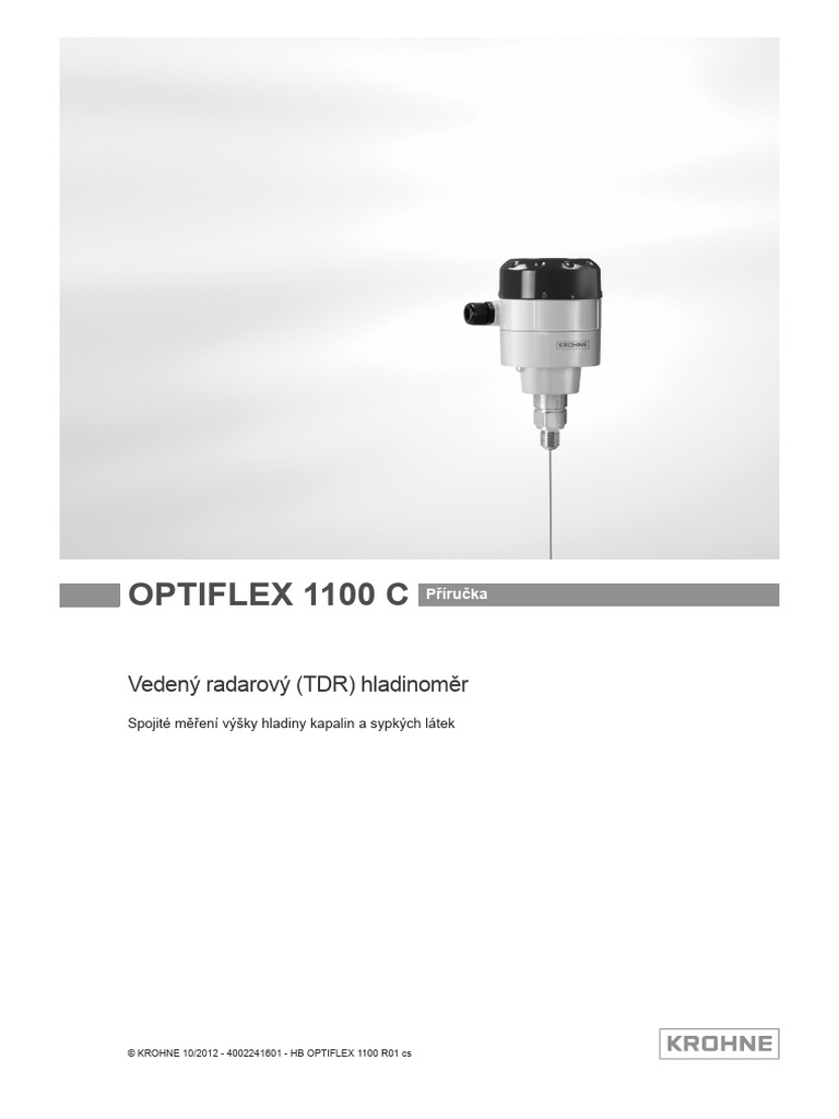 HB OPTIFLEX1100 Cs 121015 4002241601 R01 | PDF