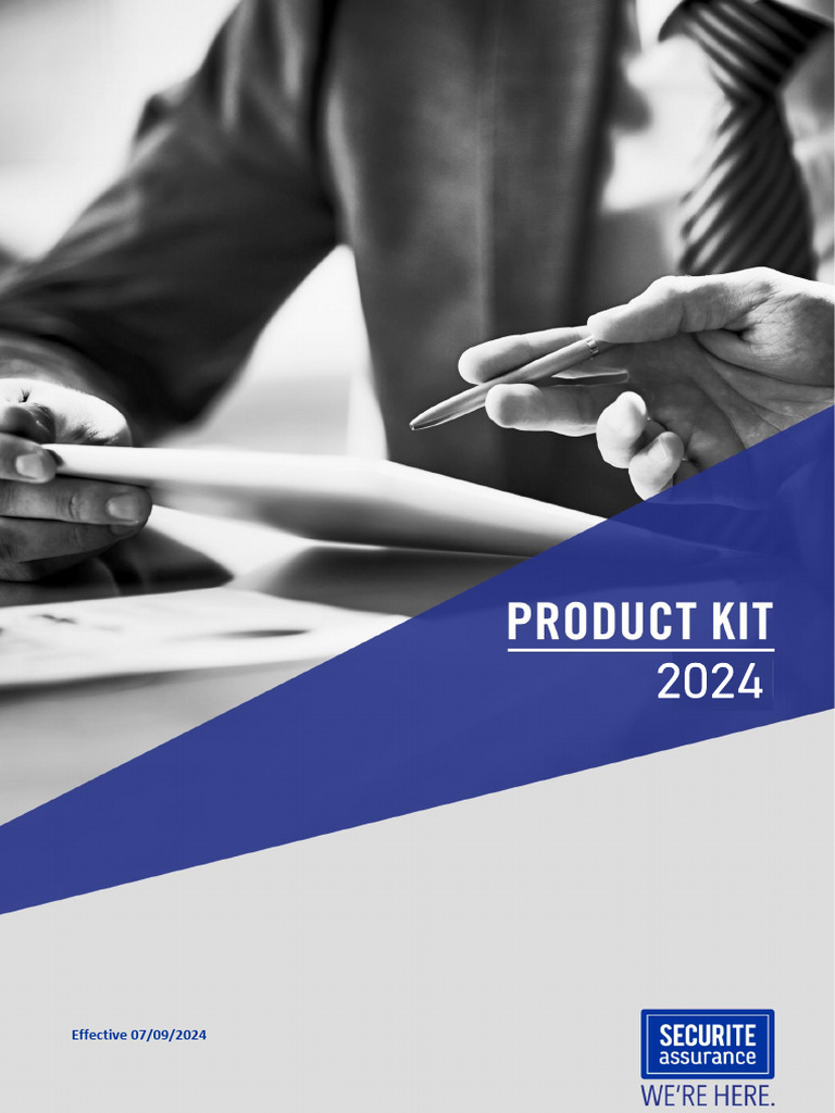 Updated Product Kit V6 - 07092024 | PDF | Liability Insurance | Insurance