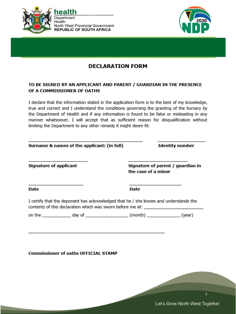 Declaration Form | PDF