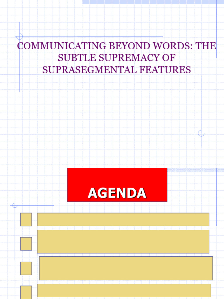 Communicating Beyond Words (First Week) | PDF | Stress (Linguistics ...