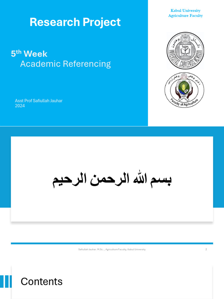 5th Week, Research Project | PDF | Microsoft Word | Computing