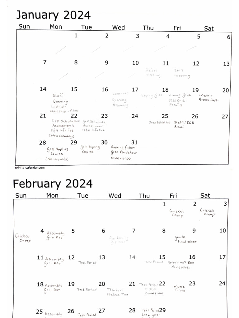 2024 Calendar | PDF