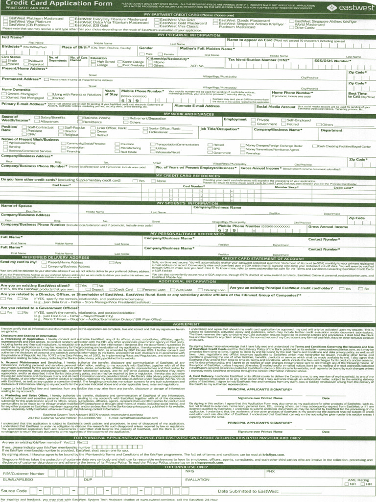 Ewb Application Form Aug 2024 | PDF