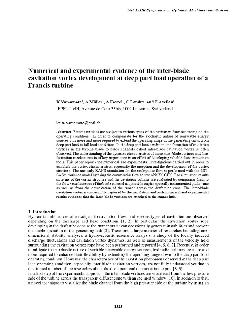 Numerical and Experimental Evidence of T | PDF | Turbine | Fluid Dynamics