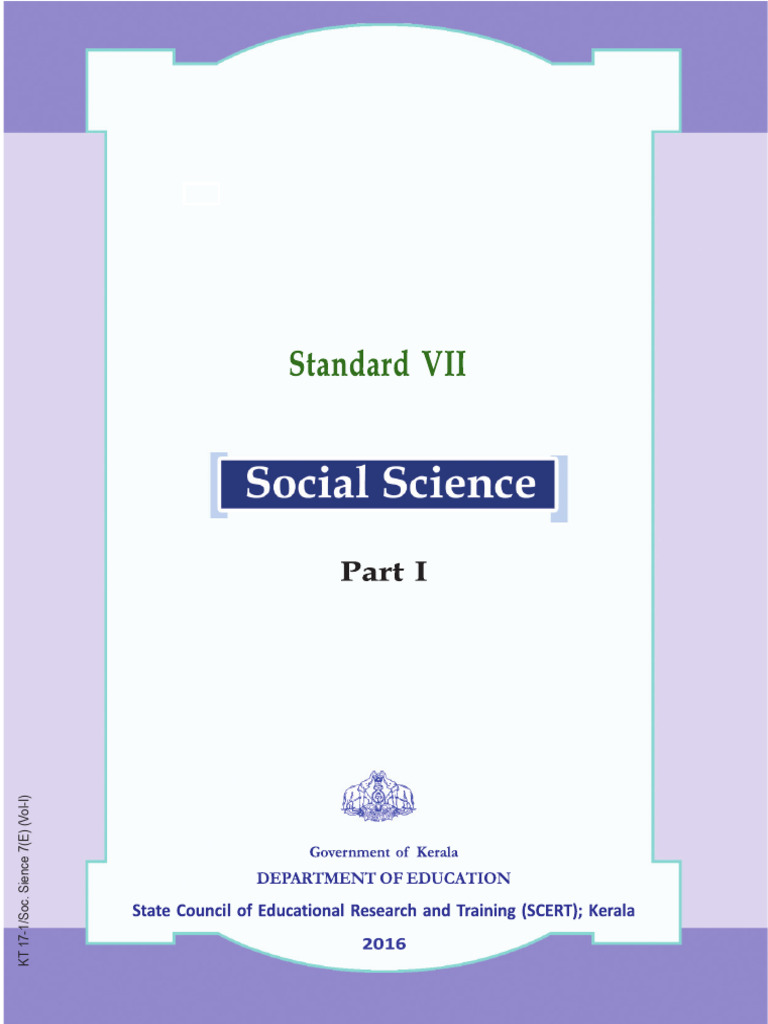 SCERT Kerala State Syllabus 7th Standard Social Science Textbooks English Medium Part 1 | PDF ...