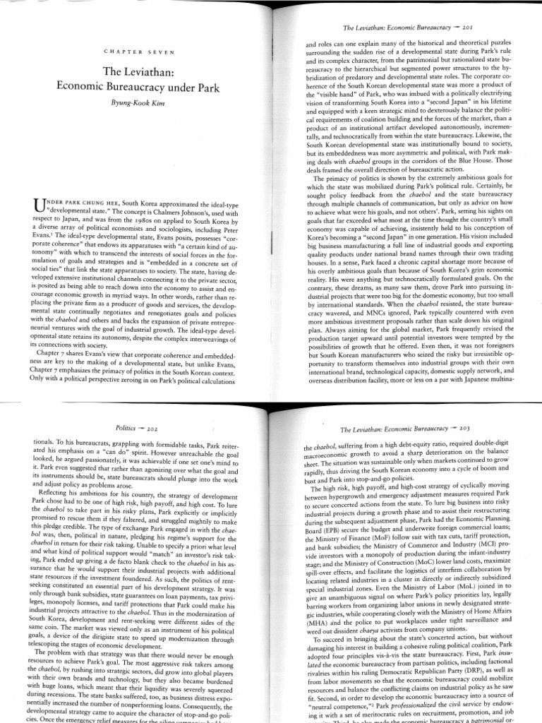 Kim, Byung-Kook. 2011. The Leviathan | PDF