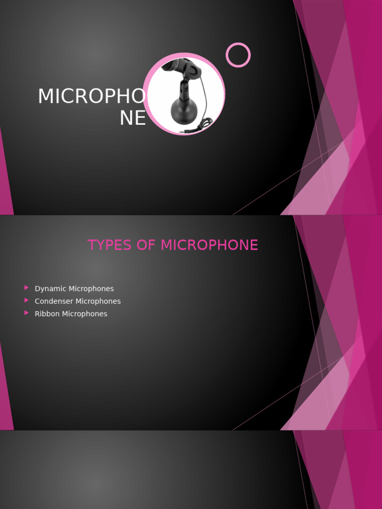 Presentation Microphone | PDF | Technology & Engineering
