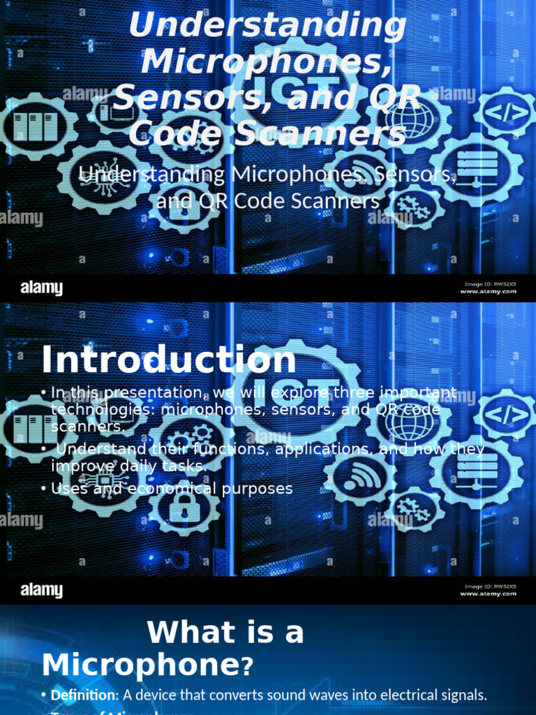 Understanding Microphones, Sensors, and QR Code | PDF
