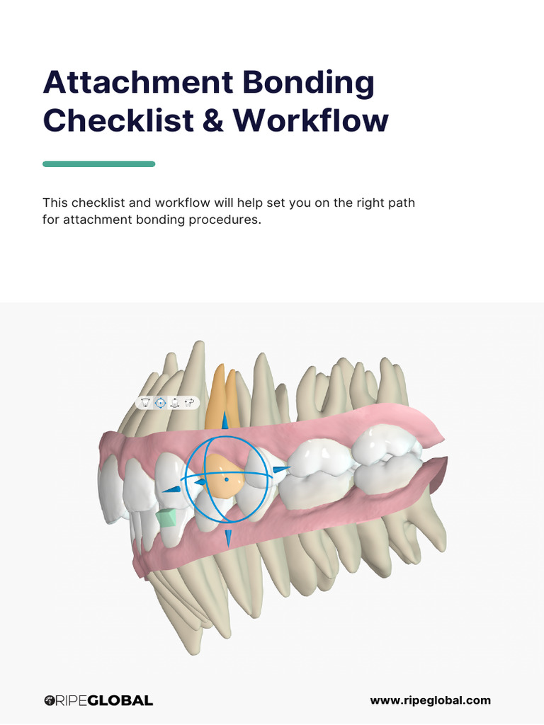 FAO - Attachment Bonding - Checklist and Workflow | PDF | Dentistry | Mouth