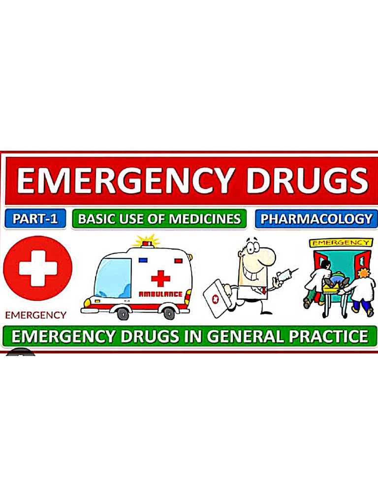 Emergency Drugs | PDF