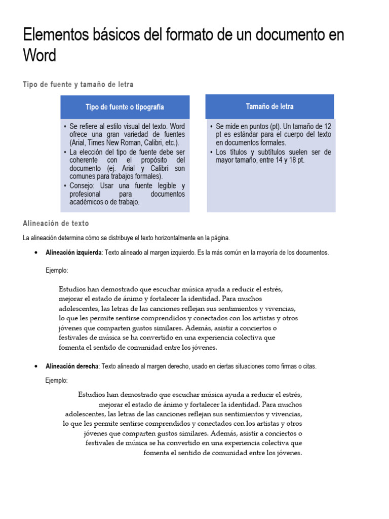 Formato básico de documentos en Word | PDF | Informática
