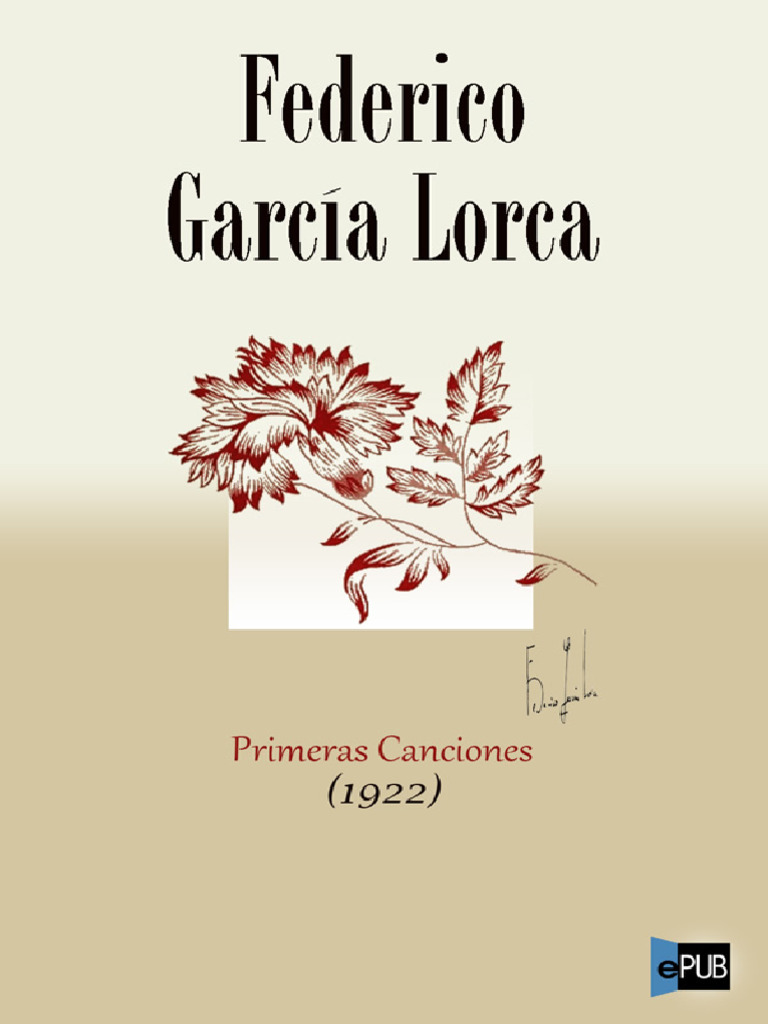 Federico Garcia Lorca - Primeras Canciones | PDF | Federico García ...