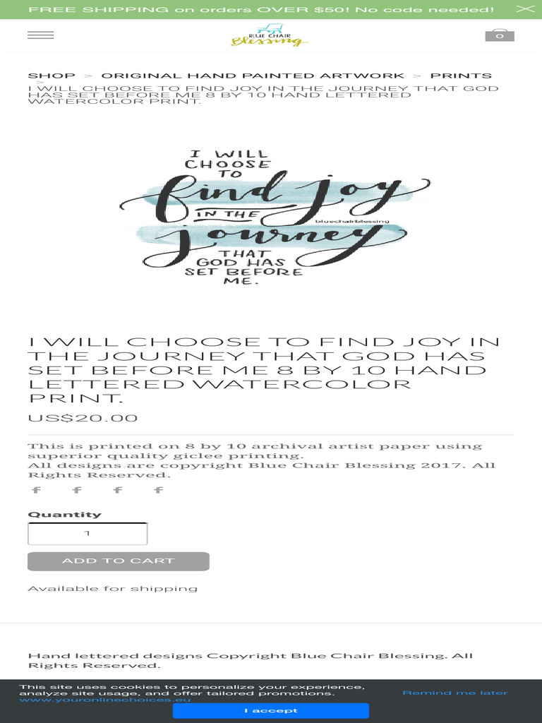 I Will Choose To Find Joy in The Journey That God Has Set Before Me 8 ...