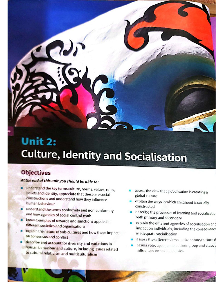 Sociology Unit 2 PG 59 | PDF