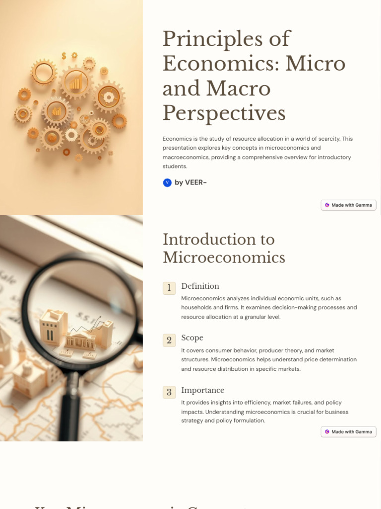 Principles of Economics Micro and Macro Perspectives | PDF ...