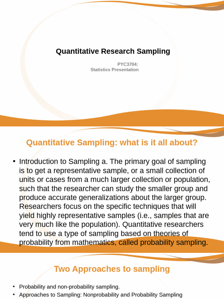 Week 8 - Sampling | PDF | Sampling (Statistics) | Probability Theory