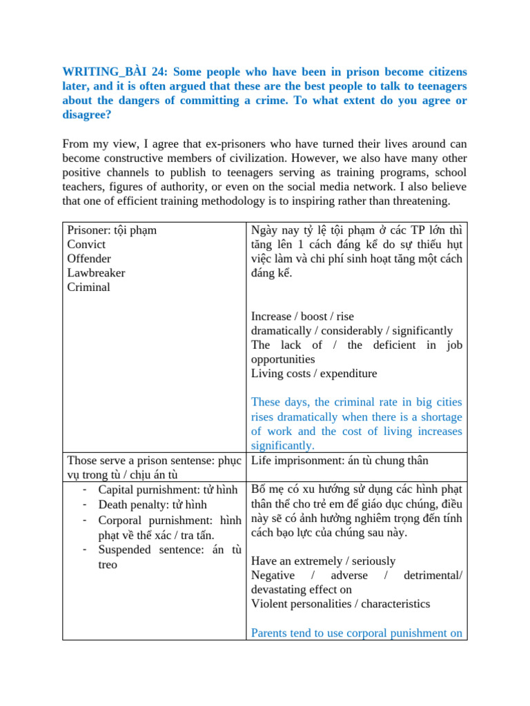 Chau Kim Phuong - Writing Bai 24 | PDF