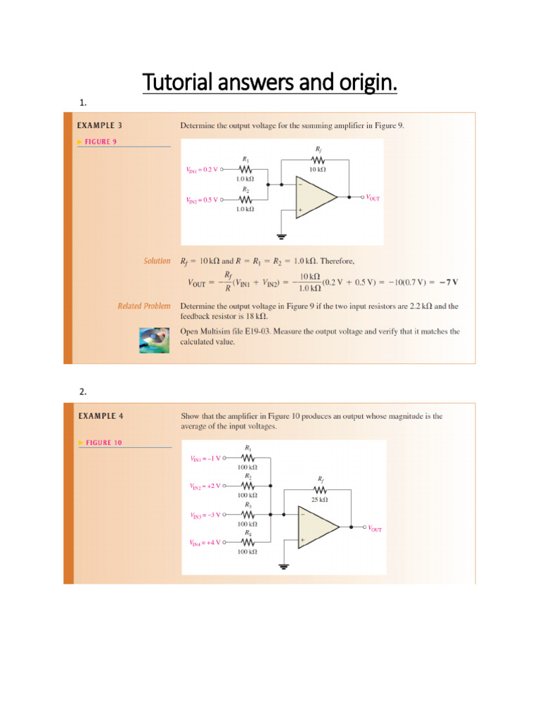 Tutorial 3 - Solutions | PDF