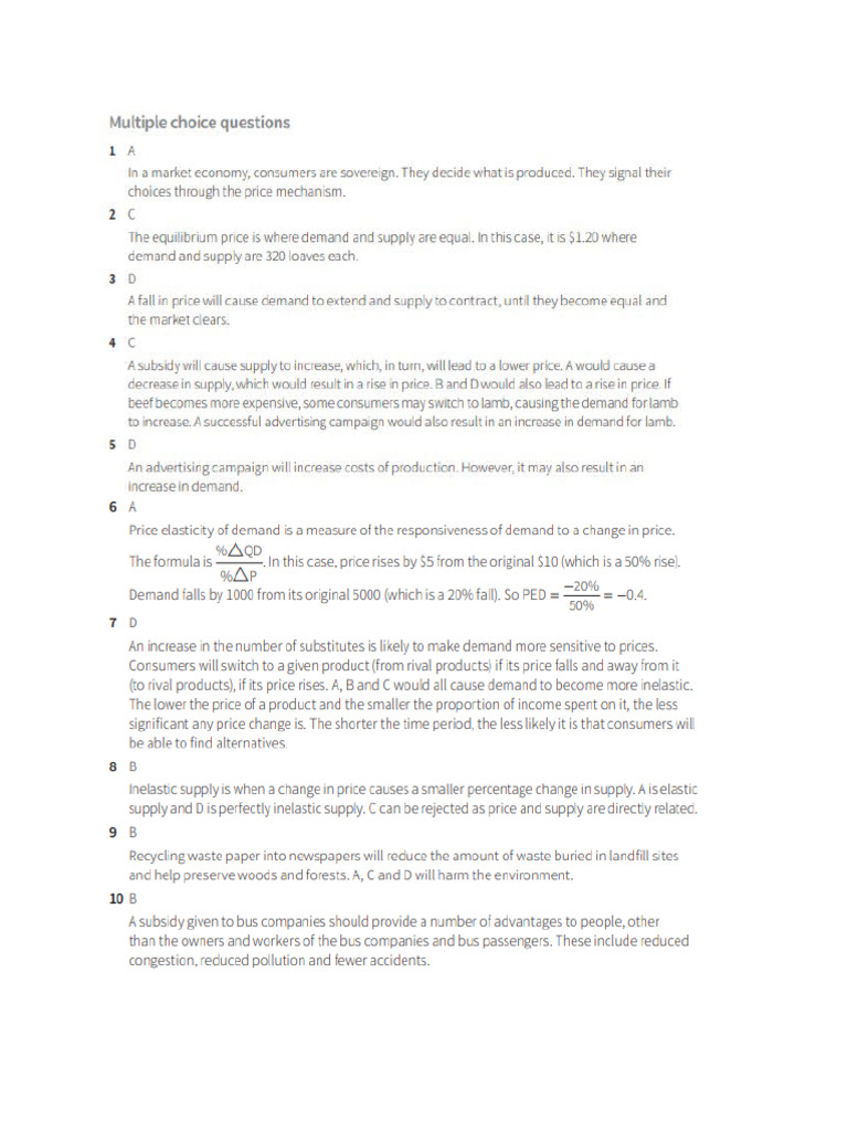 Answer Key ESQ2 | PDF