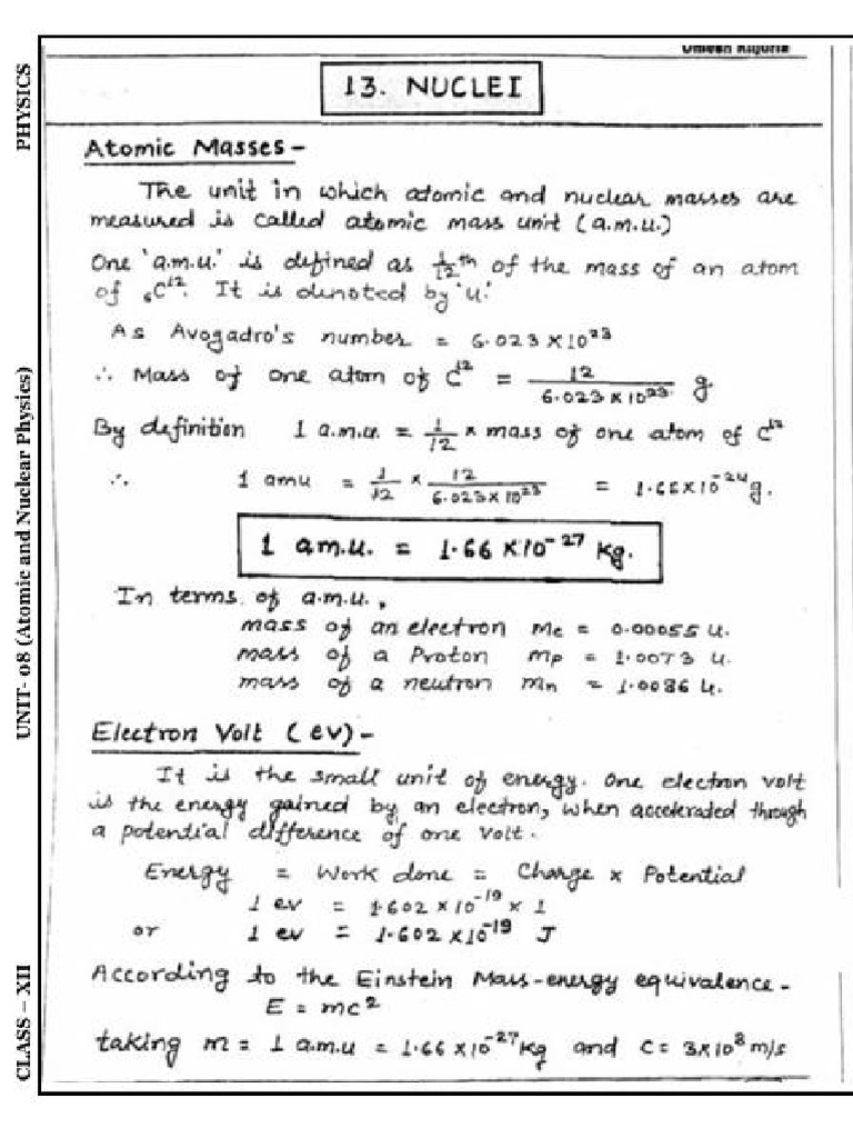 Phy Nuclei, Front Back | PDF