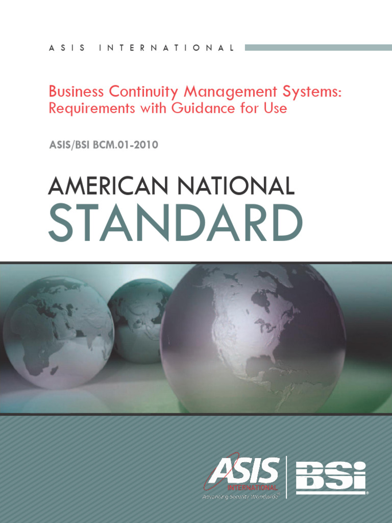 BCM-Business Continuity Management | PDF | Audit | Iso 9000