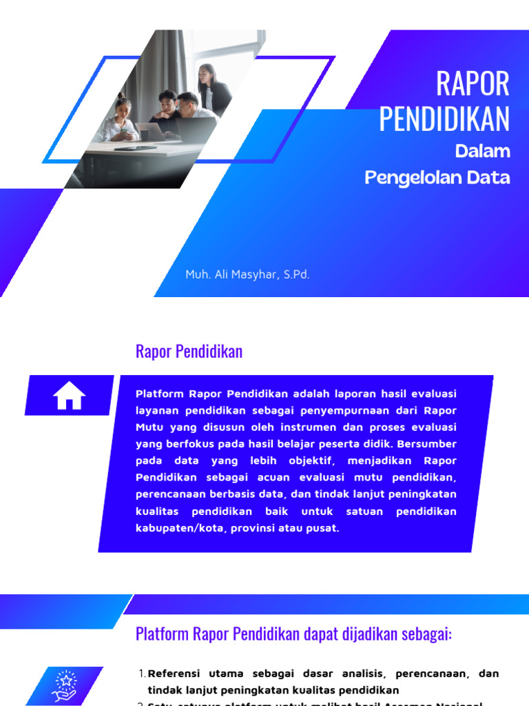 Data Dukung Rapor Pendidikan | PDF | Karier & Perkembangan