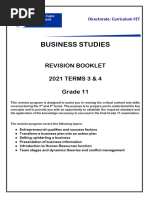 BUSINESS STUDIES GRADE 11 NOTES TERM 3 CHAPTER 14.edited | PDF | Cognition