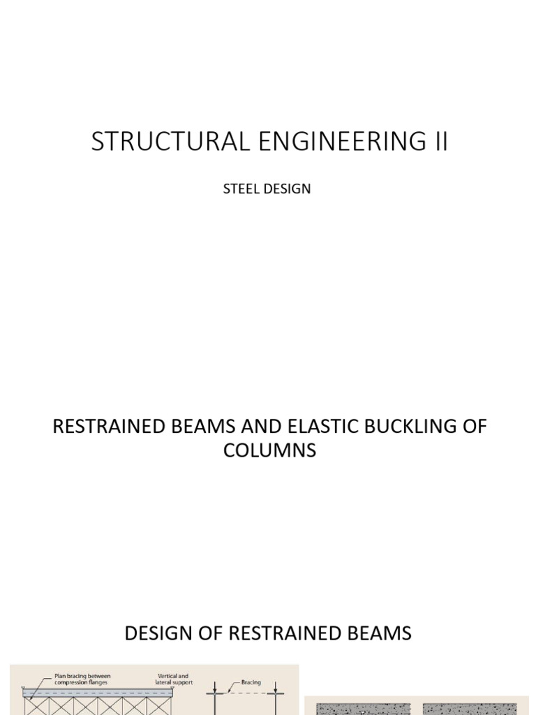 Steel Design - Restrained Beams | PDF | Strength Of Materials | Buckling