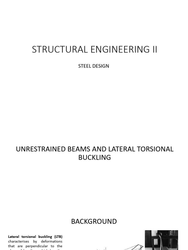 Steel Beam Design & Buckling Guide | PDF | Buckling | Bending
