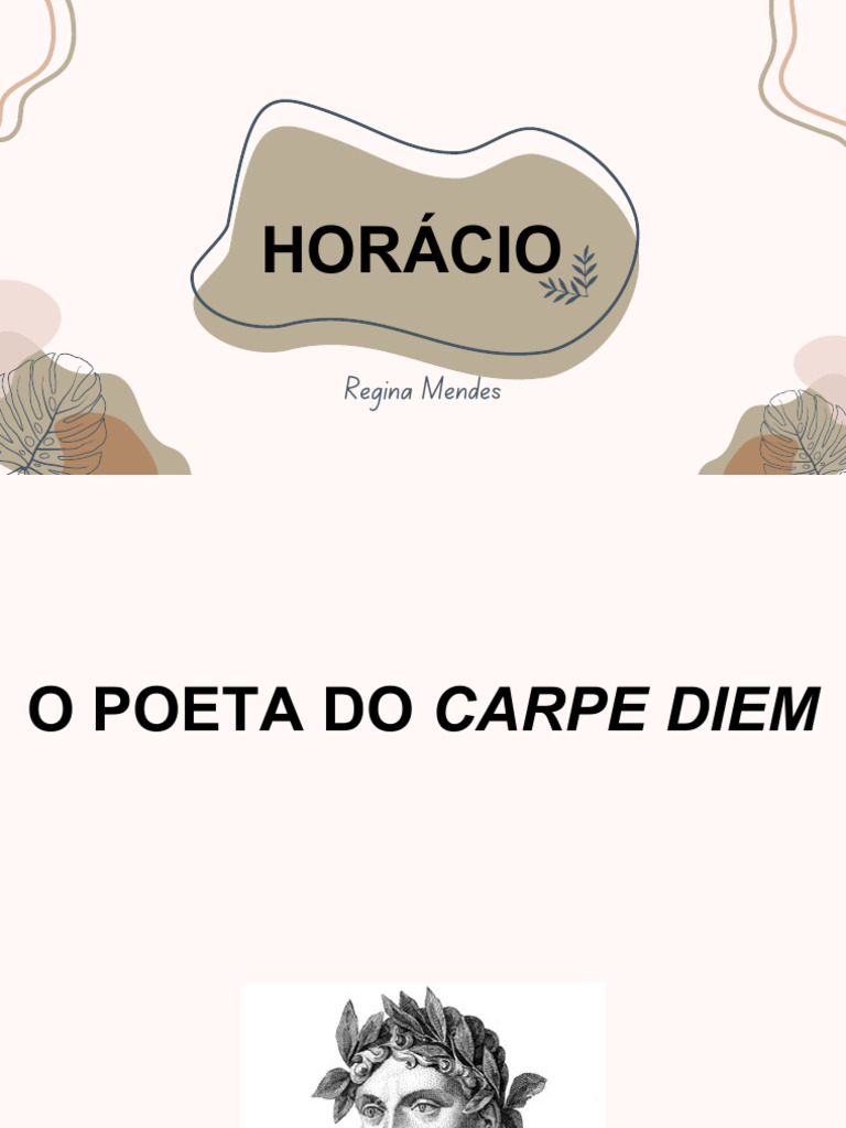 Horácio-Biografia 20240311 082824 0000 | PDF | Horácio | Roma Antiga