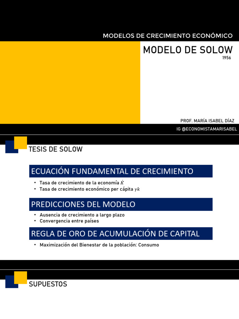 Modelo de Solow | PDF | Macroeconómica | Economias