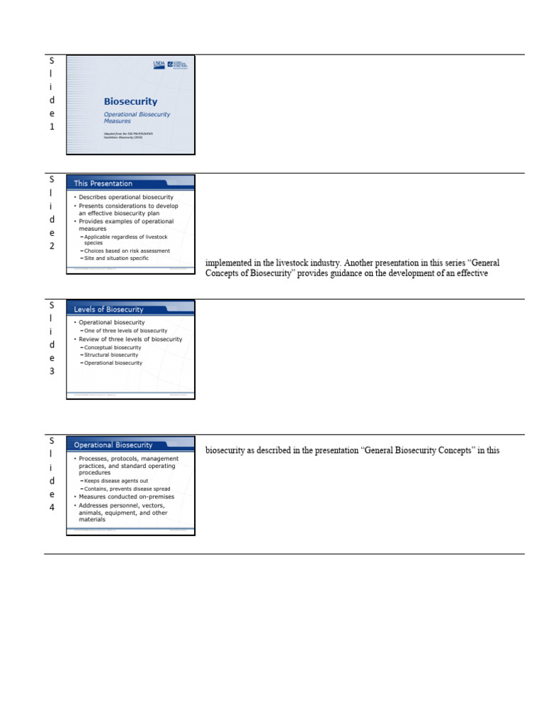Bio Operations Handout | PDF | Emergency Management