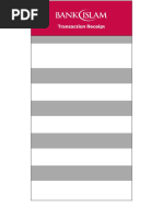 REQUEST BANK STMT - LETTER (Sample) | PDF